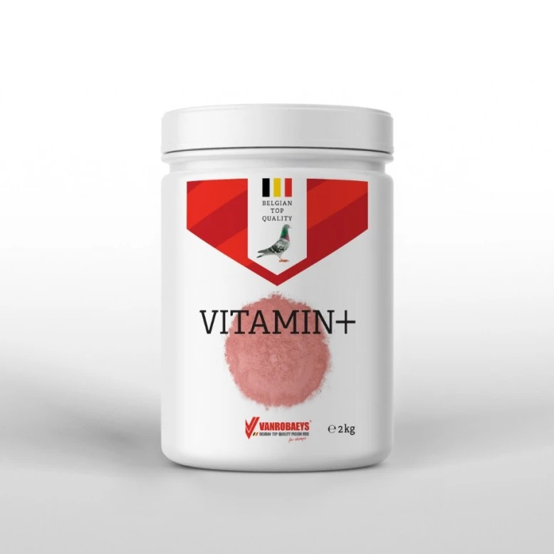 Vanrobaeys - Vitamin plus+ / Vitamin pink pulver 2 kg - 170073 - MigeMix